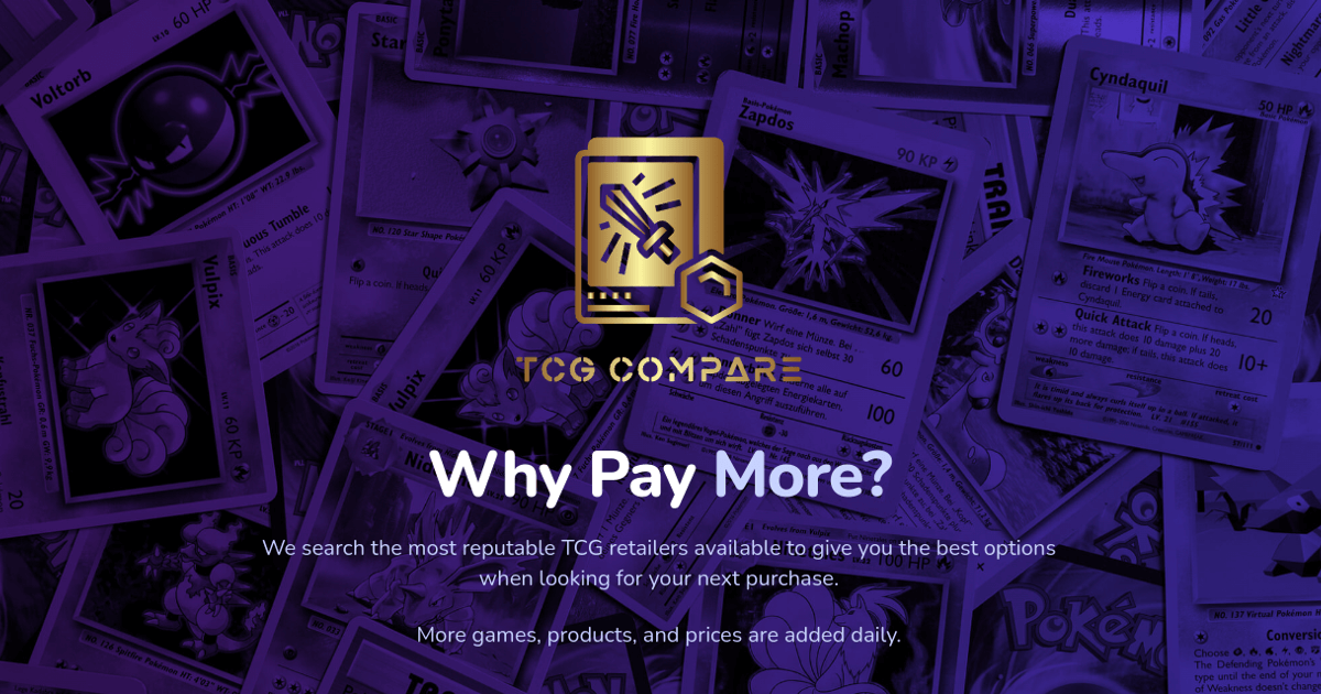 TCGCompare - Compare TCG Prices & Find Best Deals | TCGCompare